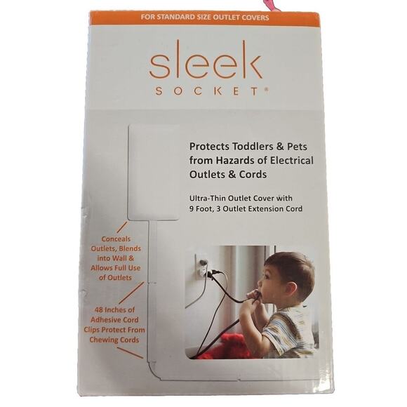 Sleek Socket | Other | Lot Of 2 Sleek Socket Model 9cstdw Childproofing ...